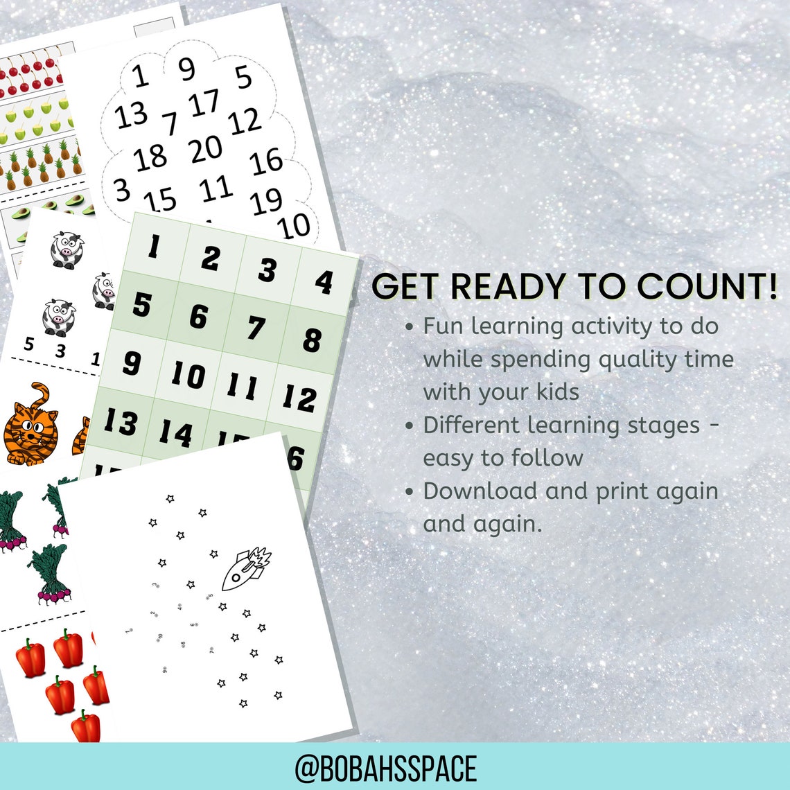 Printable Counting and Number Activity Book Printable - Etsy