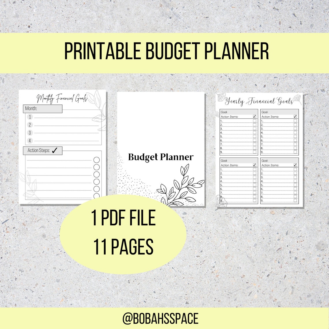 Printable Budget Planner Instant Download Budget Planner - Etsy