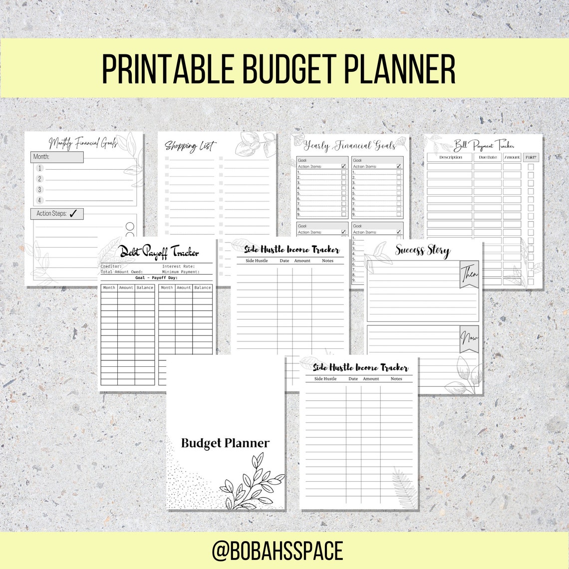 Printable Budget Planner Instant Download Budget Planner - Etsy