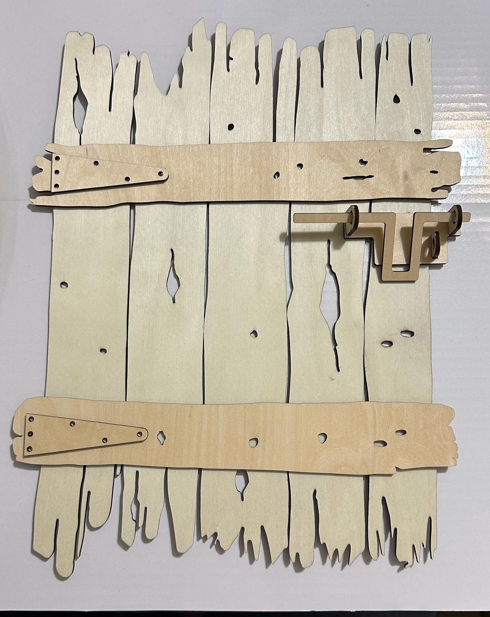 Rustic Wooden Gate Diy Kit - Etsy