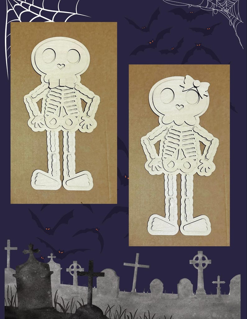 Cutest Skeleton You Ever Did See! - Etsy