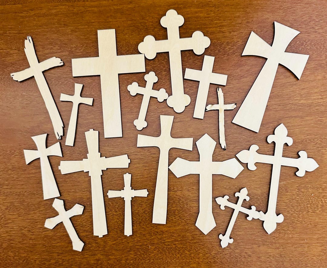 Set of 16 Crosses, 8 Styles in 4” and 2” - Etsy