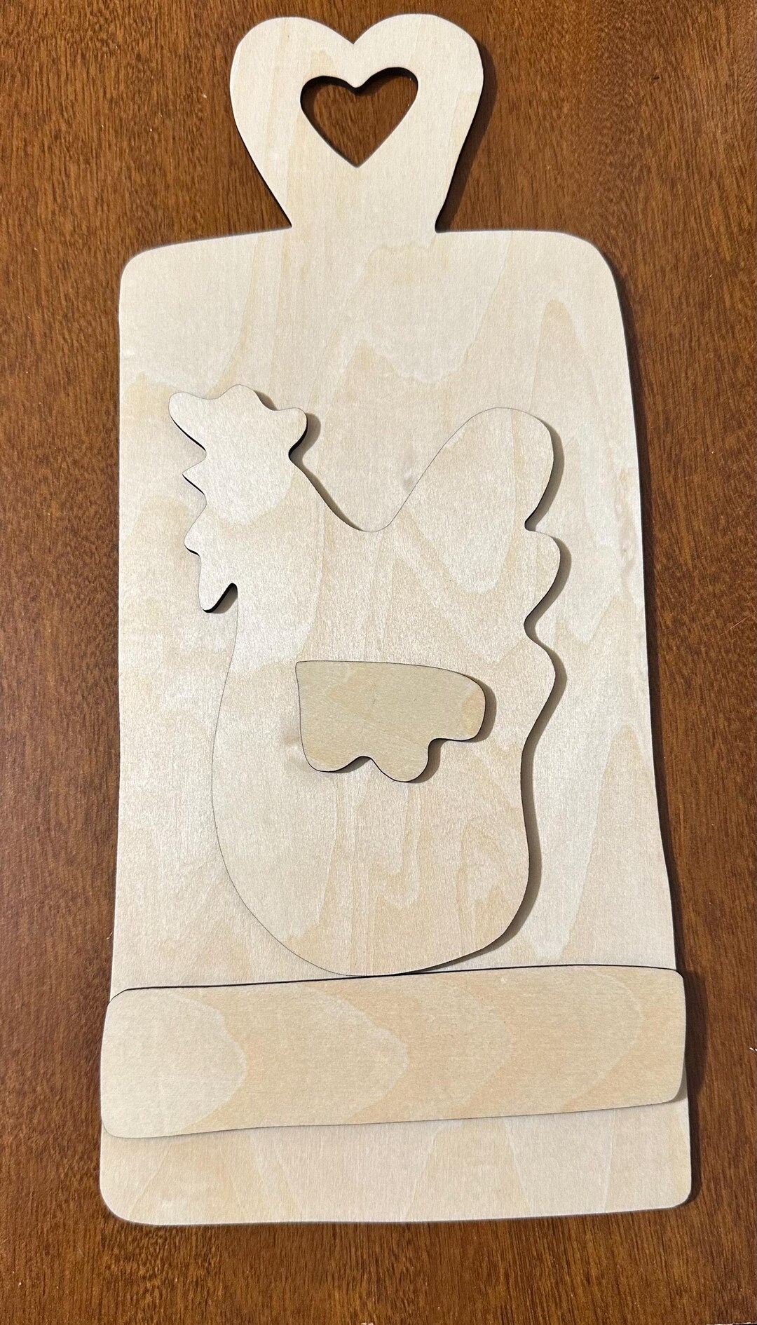 Cute Chicken Cutting Board Wood Cut Out for DIY Painting - Etsy