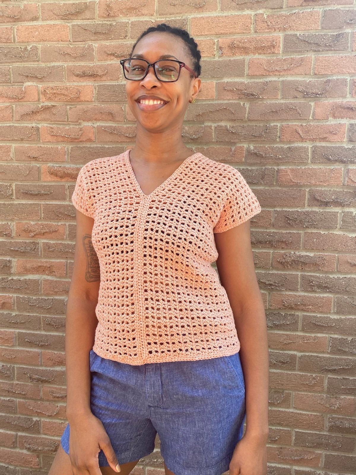 Crochet Pattern Breezy Tee Summer Top - Etsy