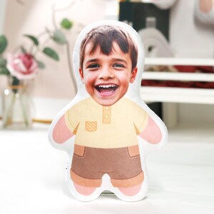Custom Face Pillow Doll: Personalized Photo Gift, Team Toy Cushion - Etsy