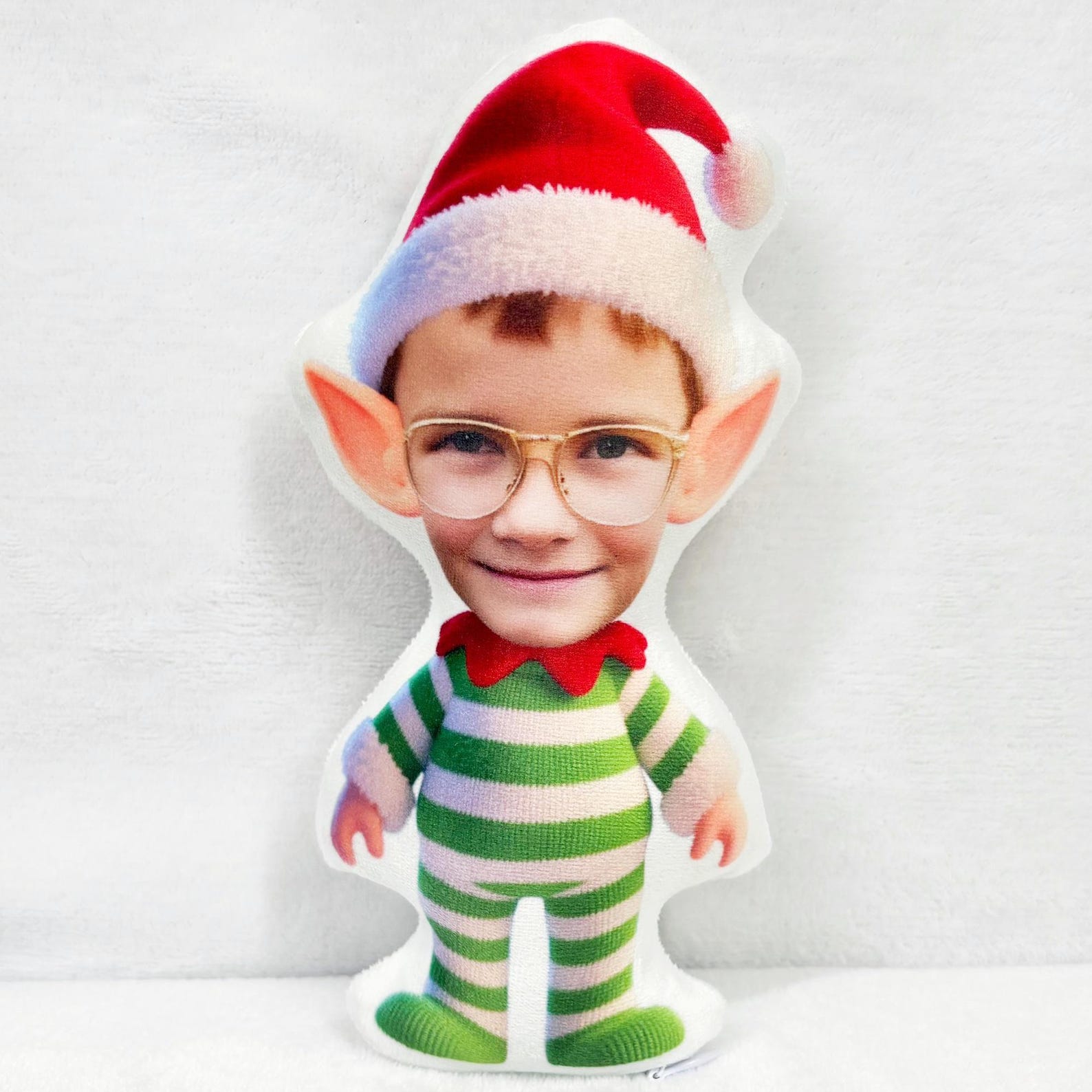 Custom Elf Doll Pillows With Children's Photo, Creative Christmas Gifts ...