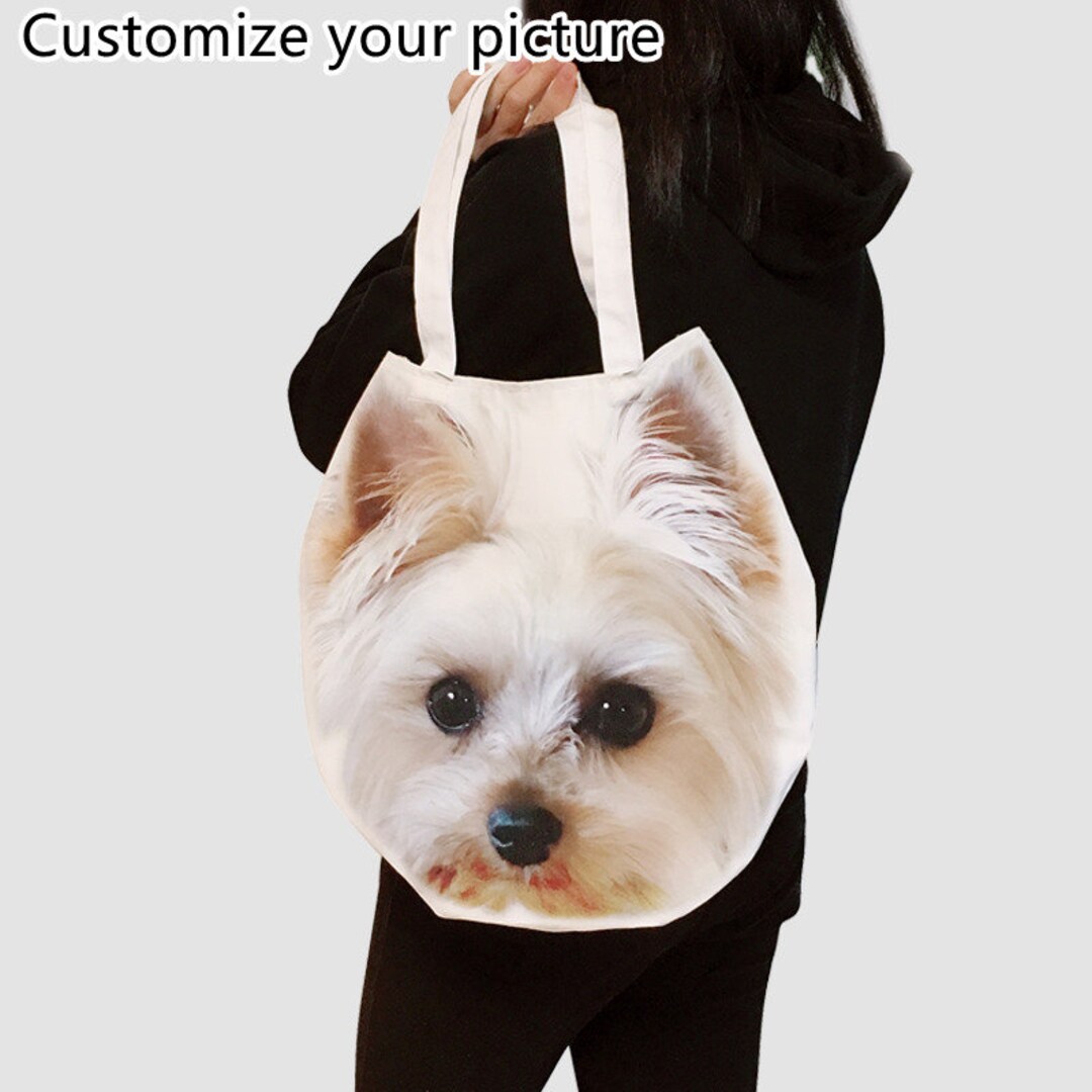 Custom Pet Bag Custom Dog Canvas Bag Custom Cat Canvas Bag - Etsy