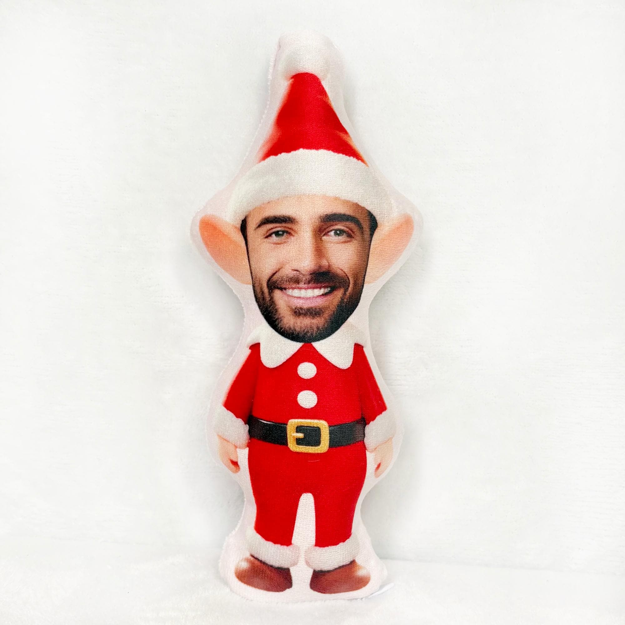 Custom Your Face Image Elf Doll Pillow – Personalized Christmas Gift ...