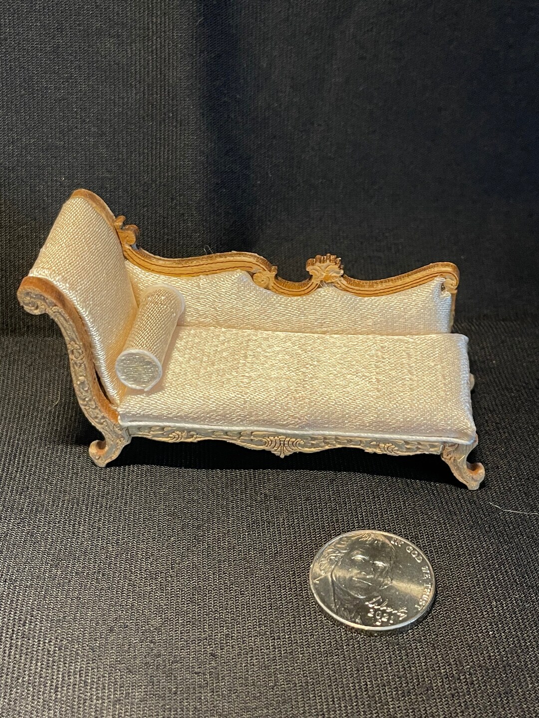 1:24 or 1/2” Scale, Chaise Lounge,, Unfinished Wood, - Etsy
