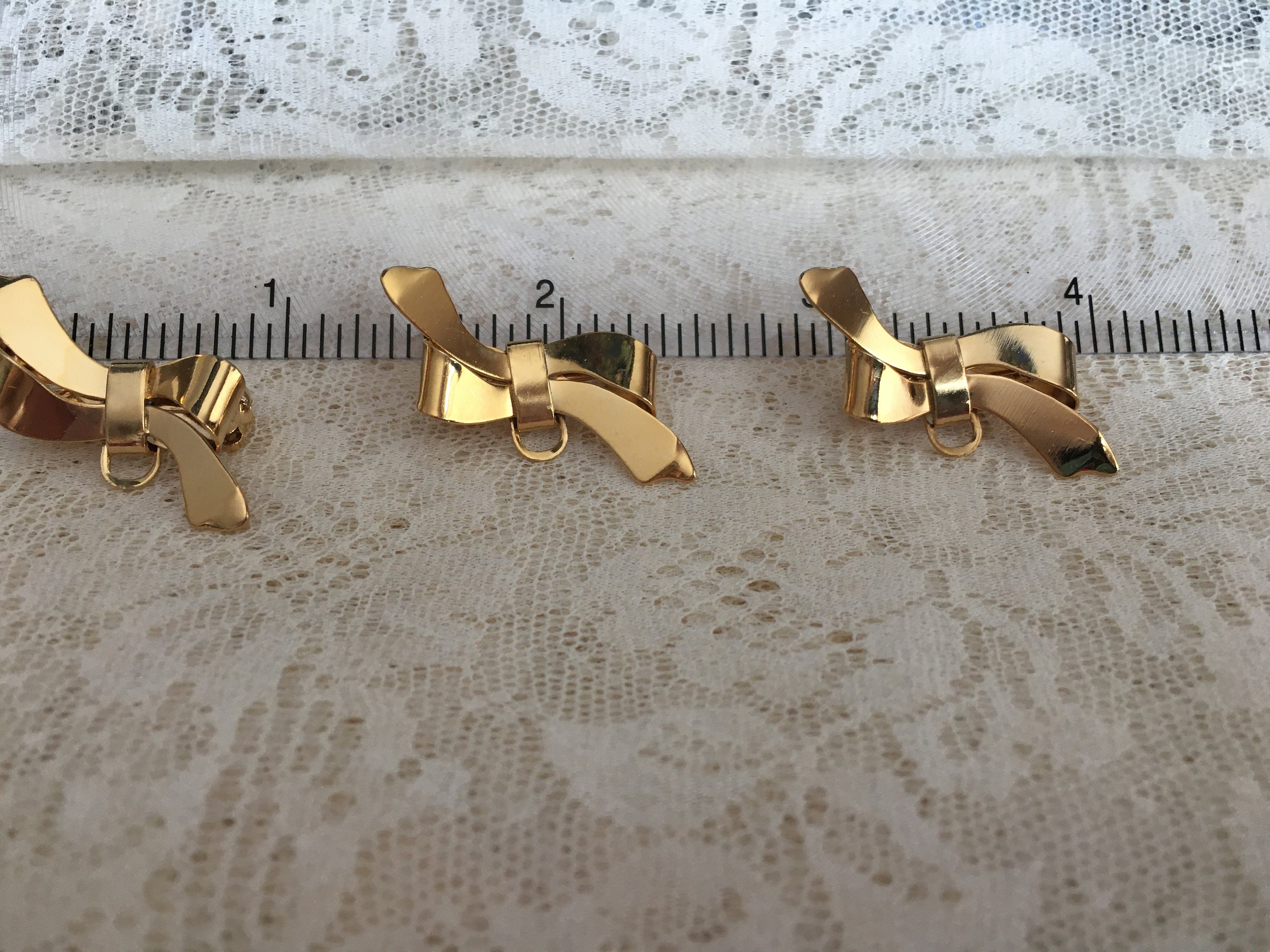 Bow Pin Set of 3 1 by 3/4 Hook at the Bottom - Etsy UK
