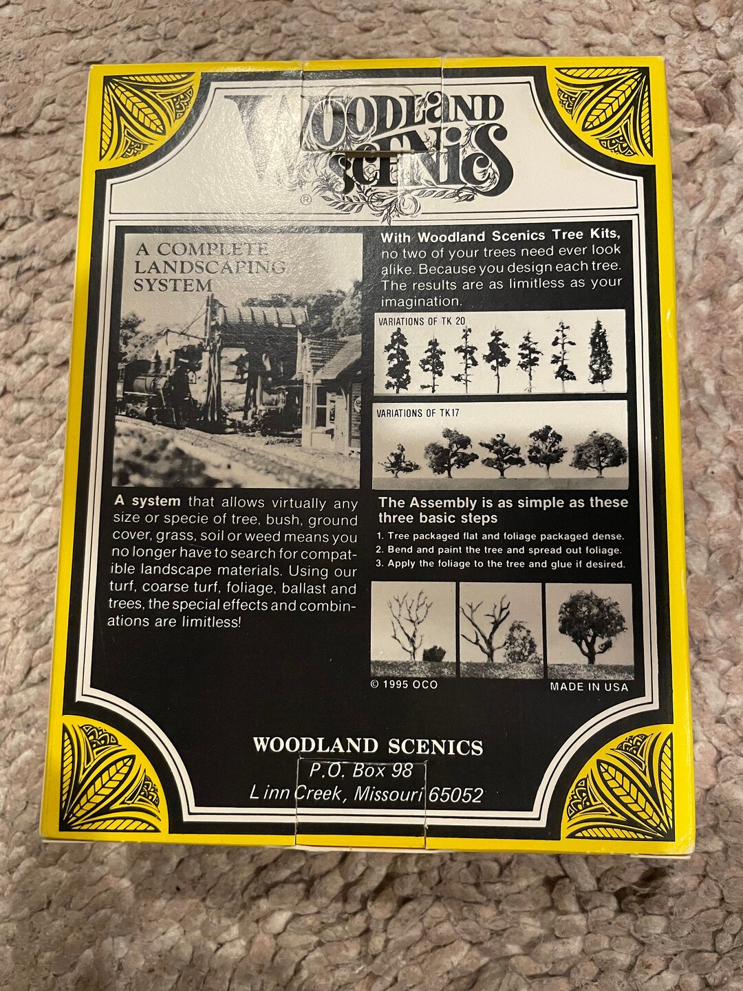 Woodland Scenis Tree Kits, 2 Tree Kit With Foliage and Directions - Etsy