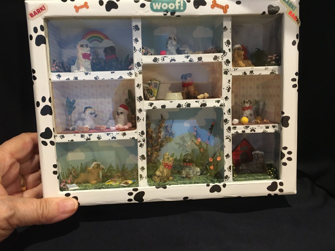 Box Full of Dogs, 9” X 7’x 2” - Etsy