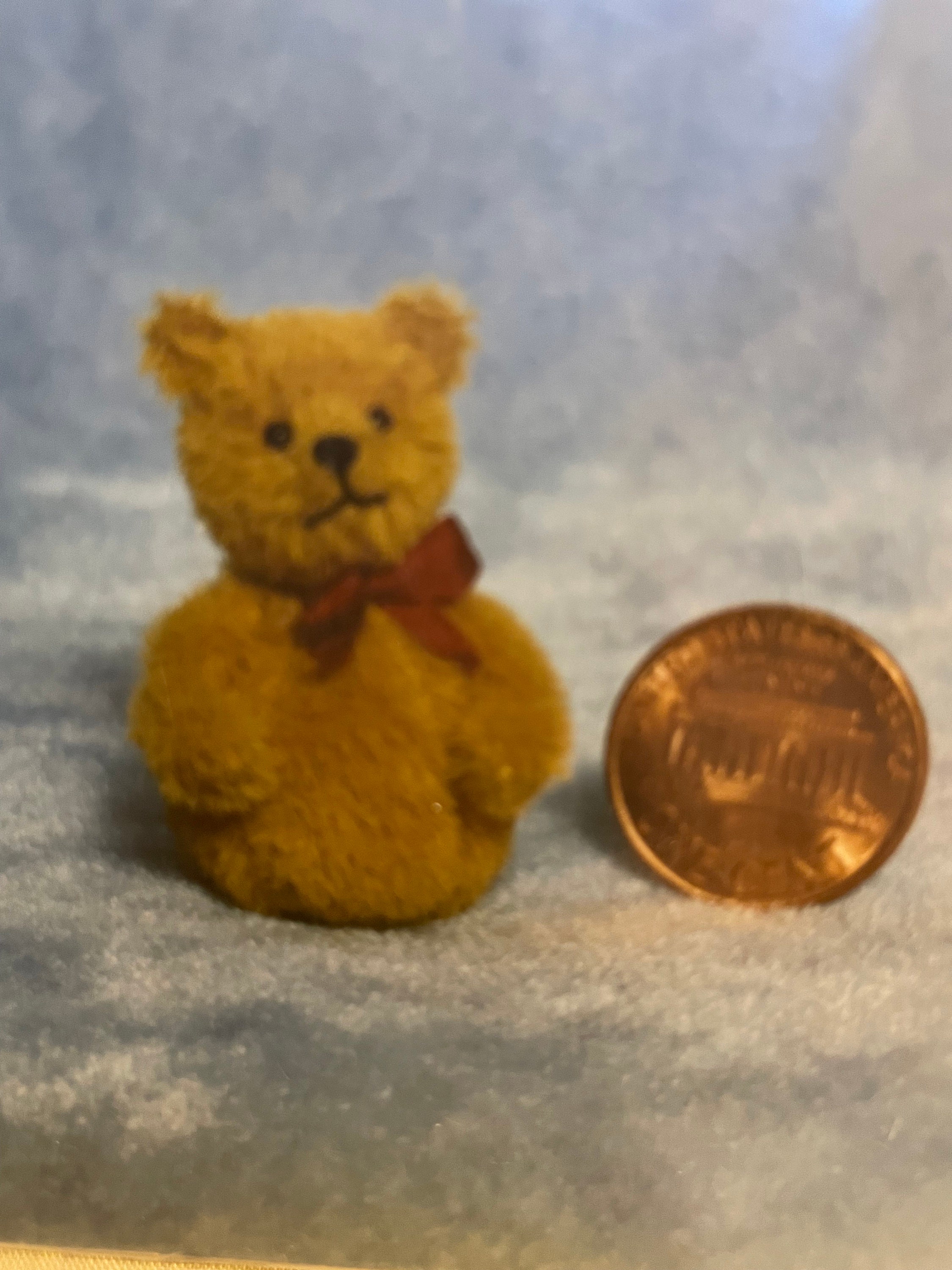 Kit Bear, 'roly Poly Miniature Bear, by Emily Farmer 1991 - Etsy