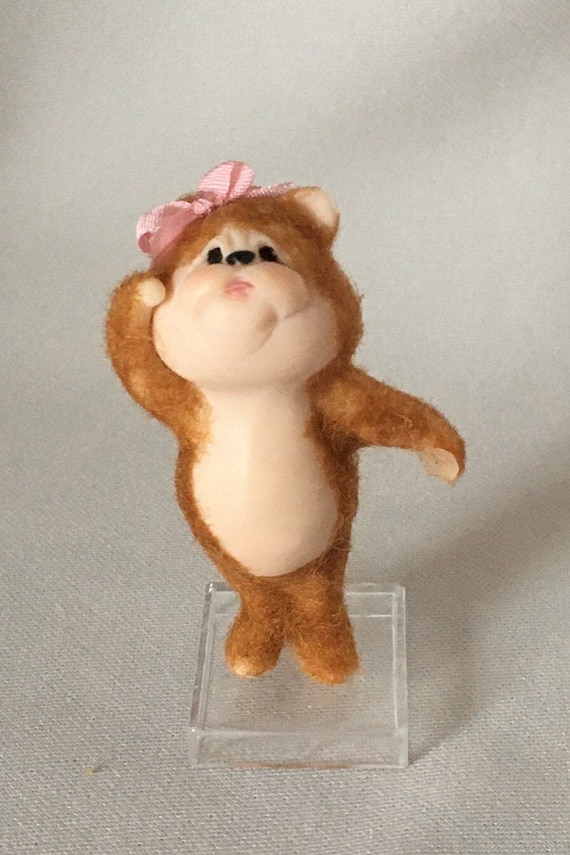 Little Girl Bear by Cat Wingler 2 1/2 Tall - Etsy