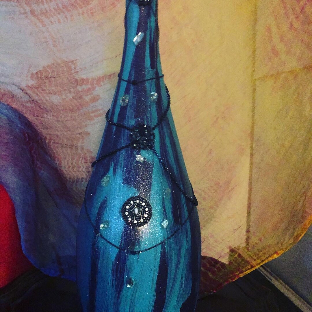 Hand Painted One of a Kind Vase - Etsy