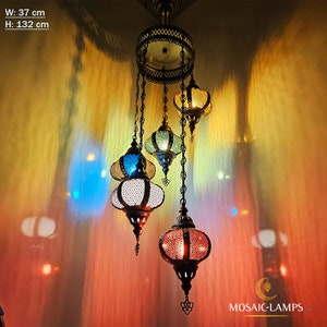 Spiral 5 Sphere Byzantine Lights, Moroccan, Syrian, Ottoman Metal Motif ...