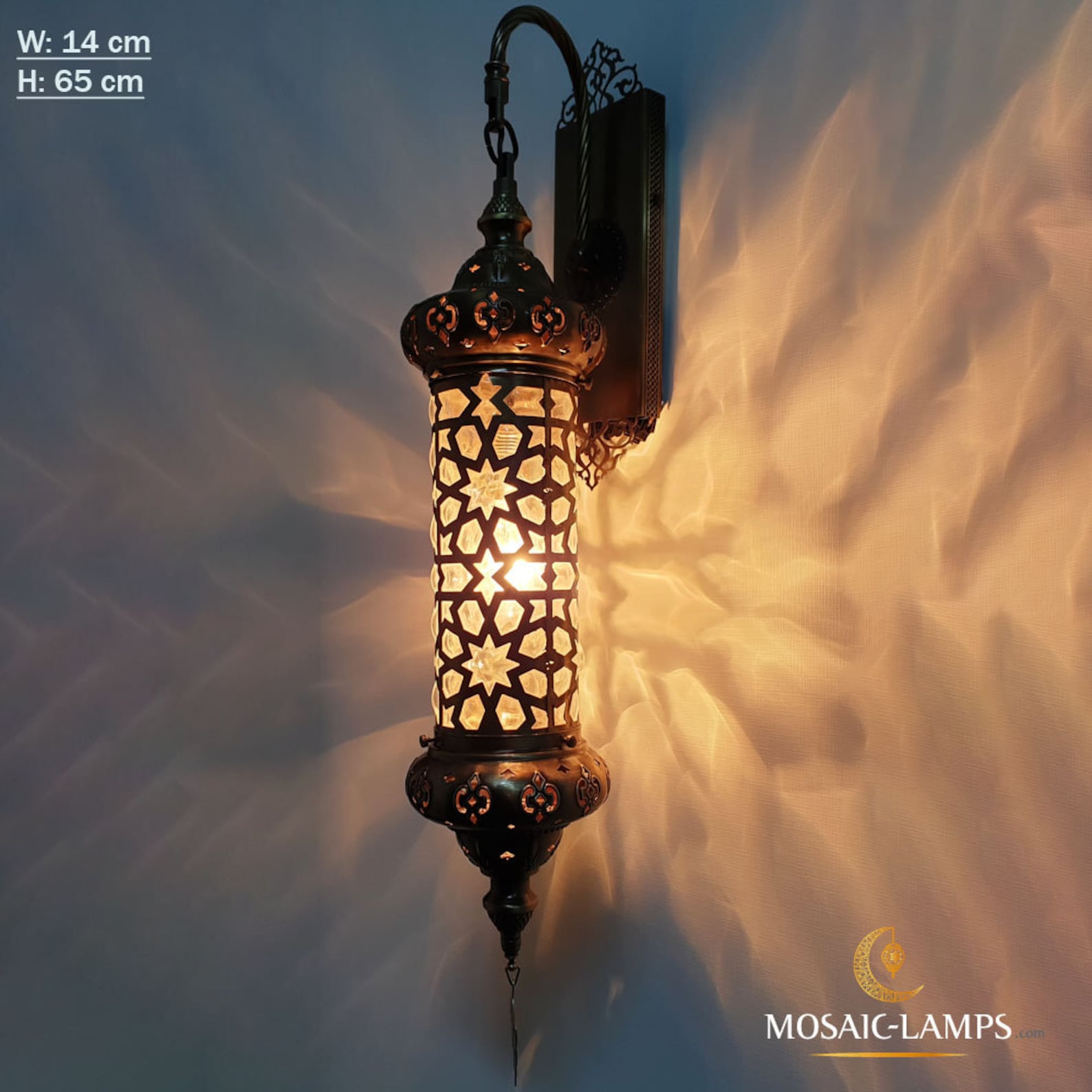 Bathroom Bedroom Ceiling Sconces, Blown Wall Lamps, Moroccan Wall Lamp ...