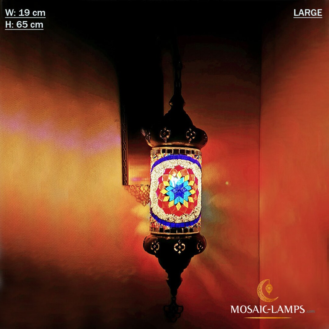 Laser Wall Sconce, Turkish Mosaic, Moroccan Wall Lamp, Torch Globe ...