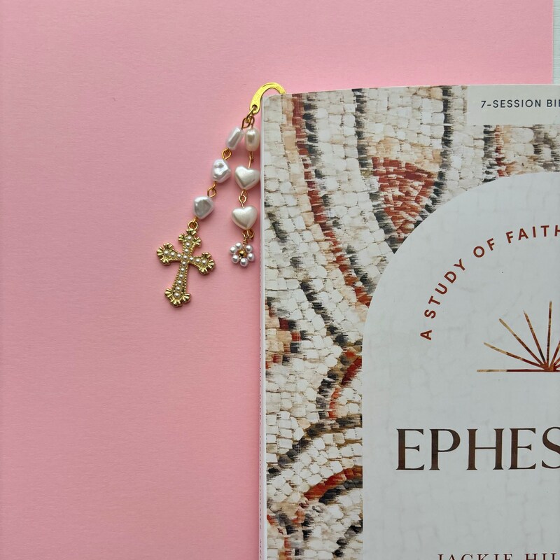 Cross Bookmark - Etsy