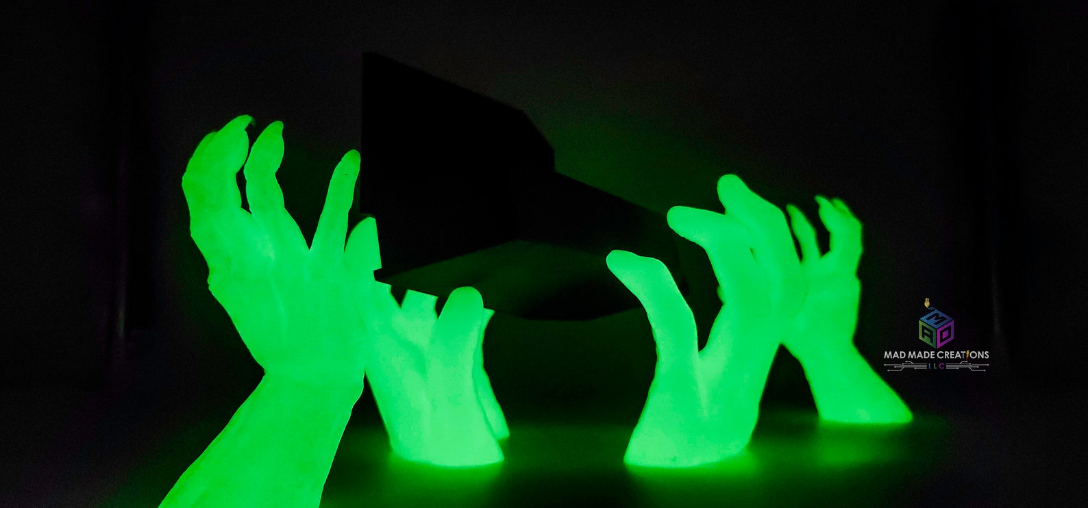 Glowing Hands Halloween Decorations - Hangable - Etsy