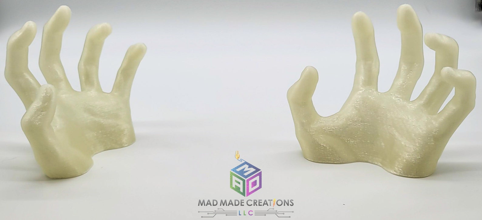 Glowing Hands Halloween Decorations - Hangable - Etsy