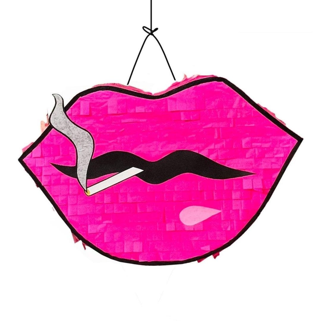 Smoking Lips Pinata | Bachelor Bachelorette Adult Party - Etsy