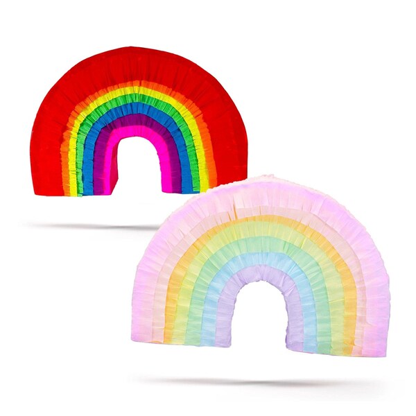 Rainbow Pinata Etsy