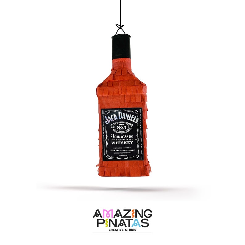 Whiskey Jack Liquor Bottle Pinata Bachelor Bachelorette Adult Party - Etsy