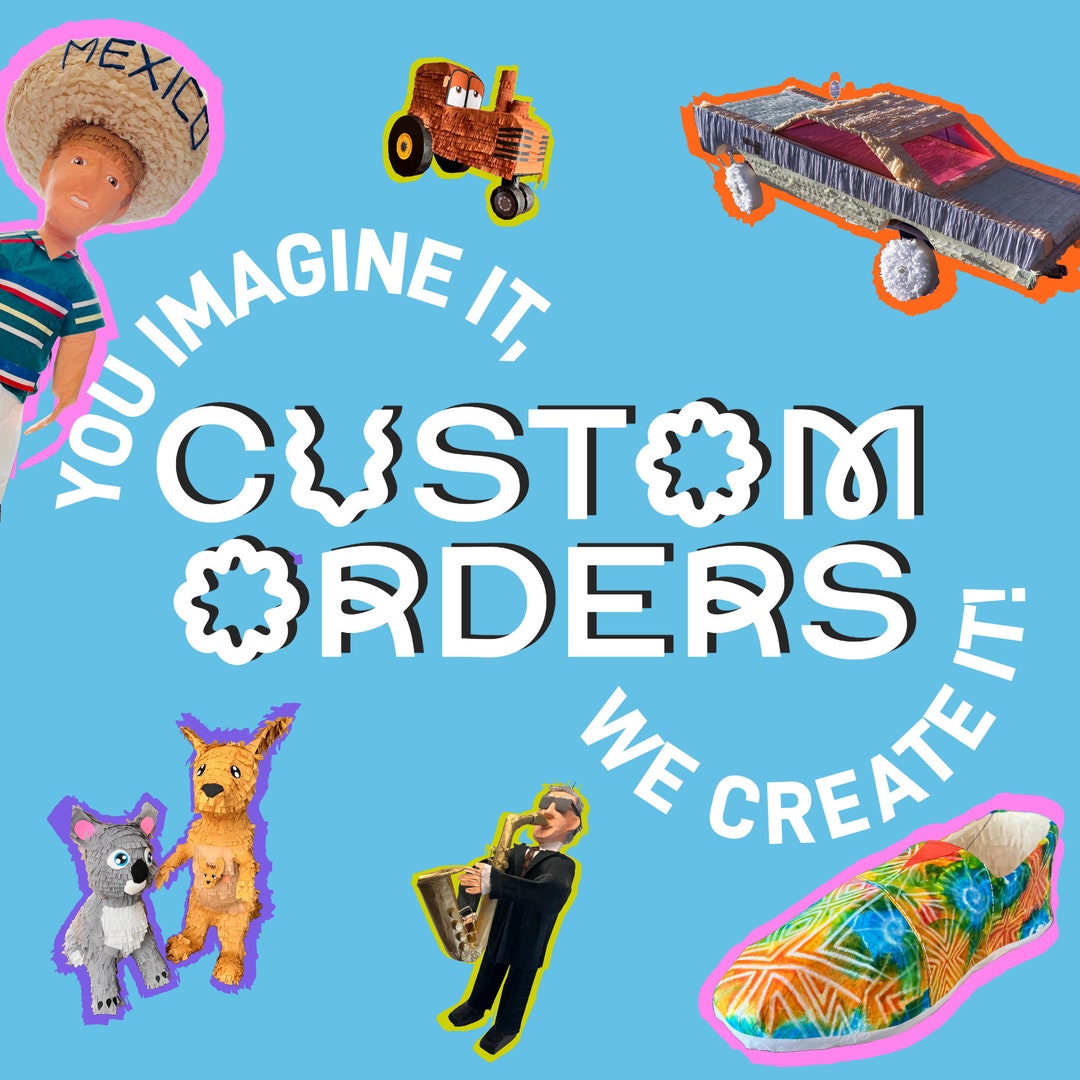 Custom Made Personalized Piñata - Etsy