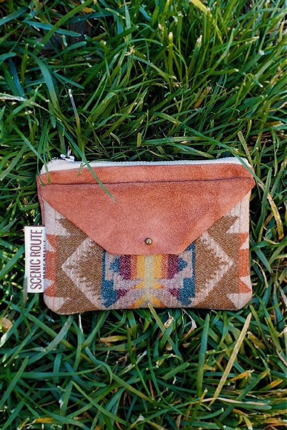 The Wayfarer Wallet in Rust/ Minimalist Southwestern Leather | Etsy