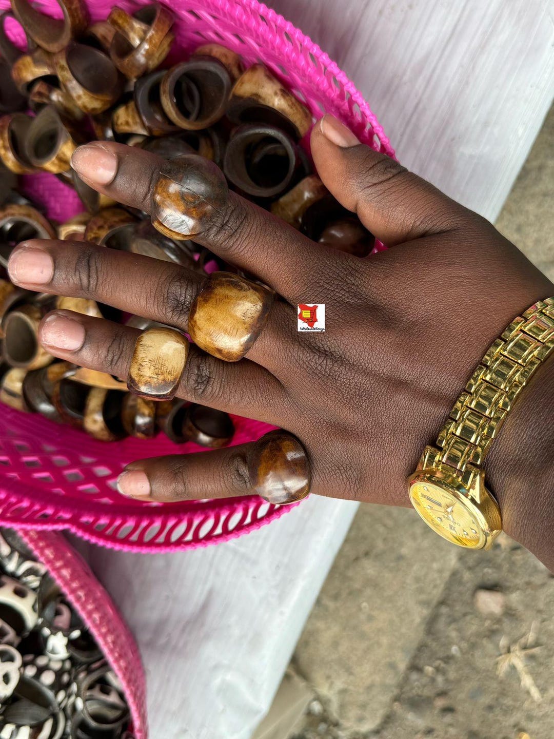 Statement Batik Ring,african Batik Bone Ring,handmade Rings,boho ...