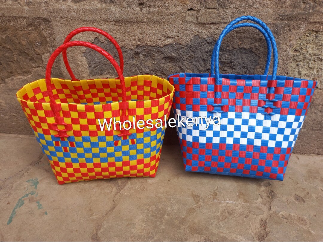 African Kids Lunch Box Basket, Kenyan Children Lunch Box Bag, Handmade ...