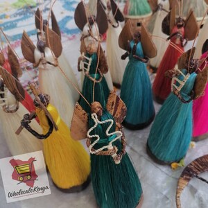 Wholesale Standing Angels Banana Fiber Sisal Angels, Christmas Angels ...