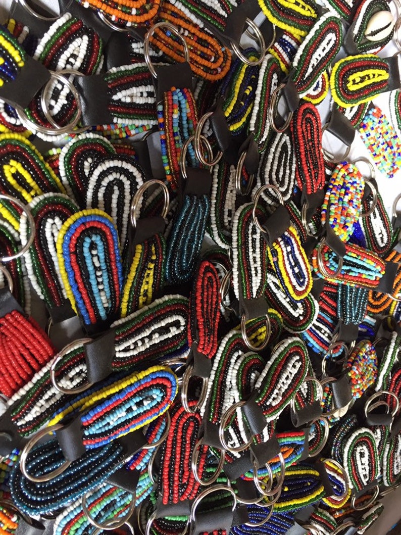 Wholesale Beaded Key Chains/ Key Chains/ African Key Holder/ - Etsy