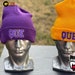 Omega Psi Phi Knit Personalized Custom OLD GOLD & PURP Beanie Skull Cap ...