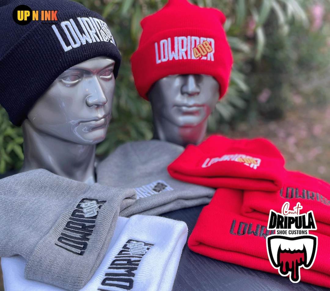 Lowrider 408 Beanie Knit Skull Cap - Etsy
