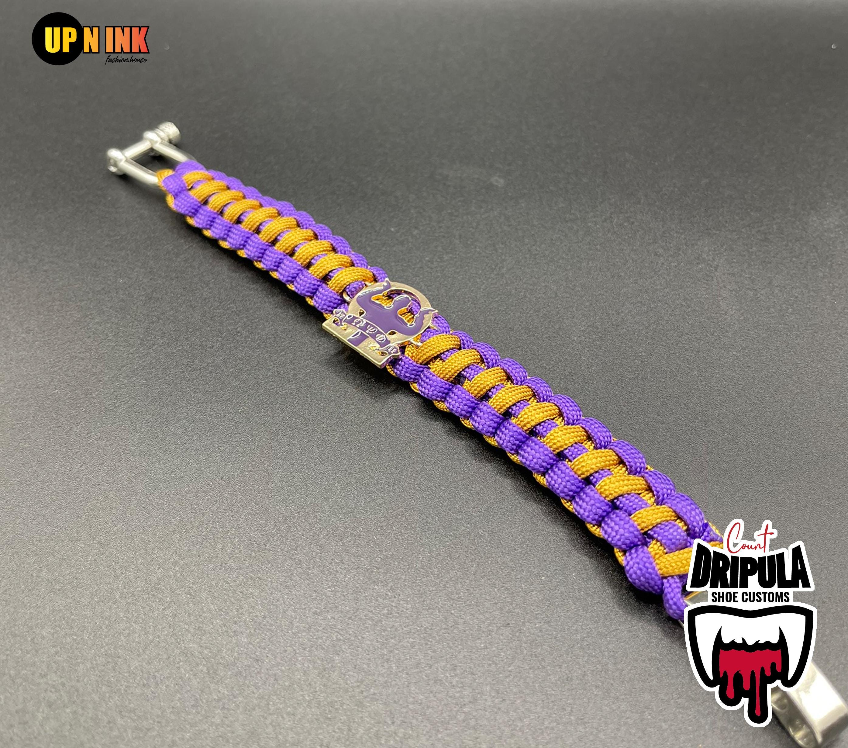 Omega Psi Phi Paracord Adjustable Survival Bracelet Hooks Out Gift for ...