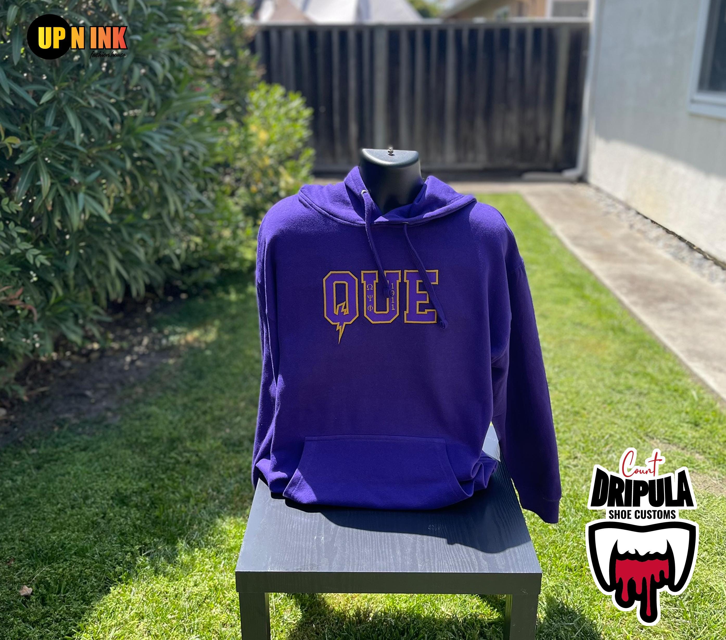 Omega Psi Phi Hoodie Sweater 1911 Que Hoodie QUE Fraternity Probate ...