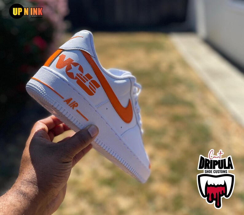 Custom College Air Force 1 Shoes, Hand-painted Tennessee AF1 Sneakers ...