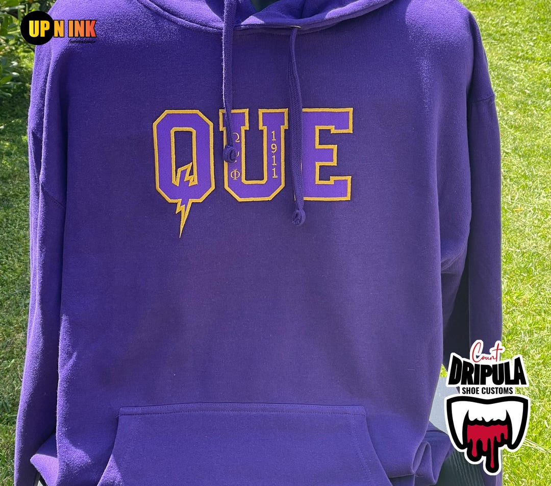 Omega Psi Phi Hoodie Sweater 1911 Que Hoodie QUE Fraternity Probate ...