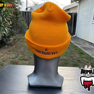 Omega Psi Phi Knit Personalized Custom OLD GOLD & PURP Beanie Skull Cap ...