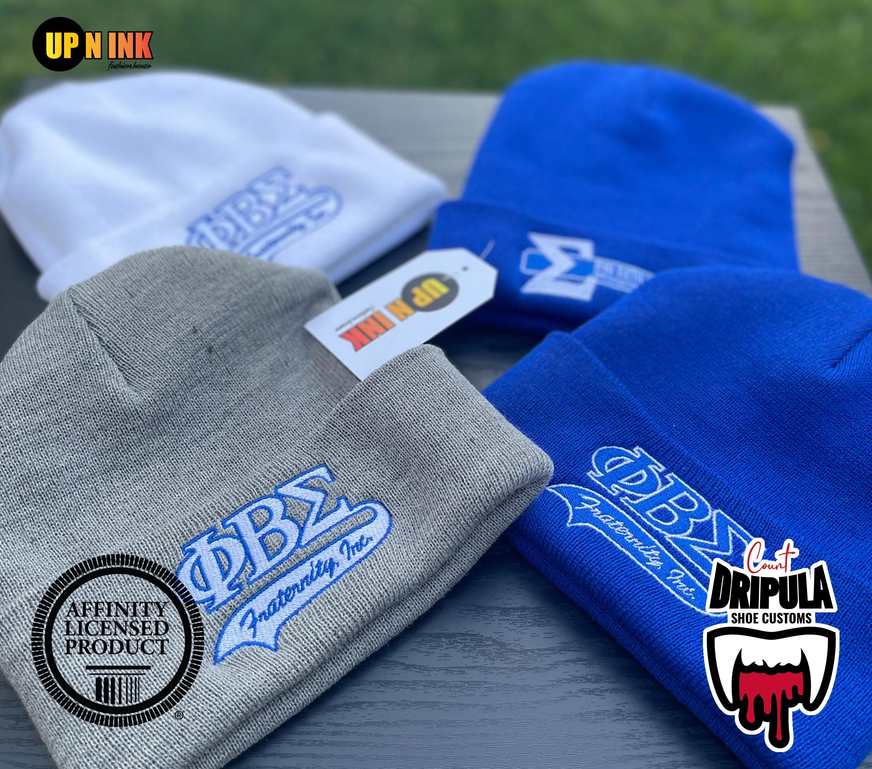 Phi Beta Sigma 1914 Knit Retro Beanie MAB Blu Phi HBCU Skull Cap D9 ...