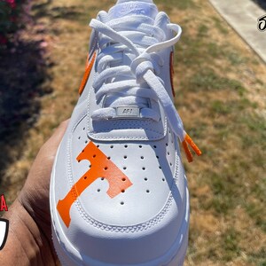 Custom College Air Force 1 Shoes, Hand-painted Tennessee AF1 Sneakers ...