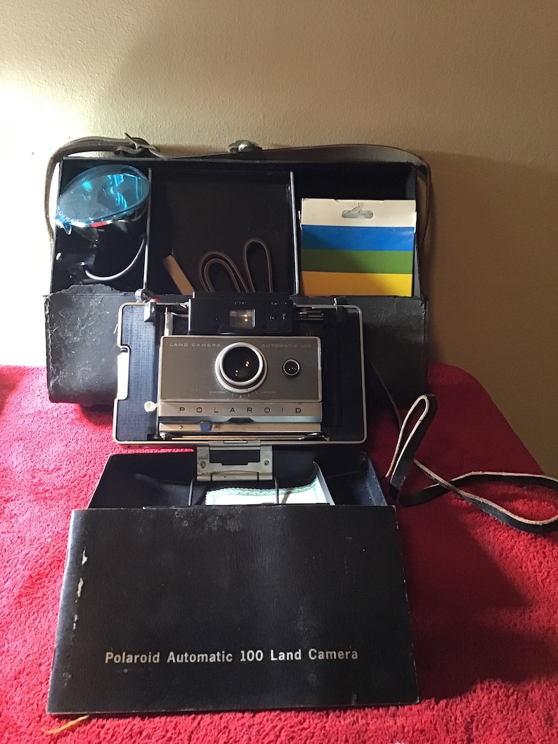 Vintage Polaroid Automatic 100 Land Camera - Etsy