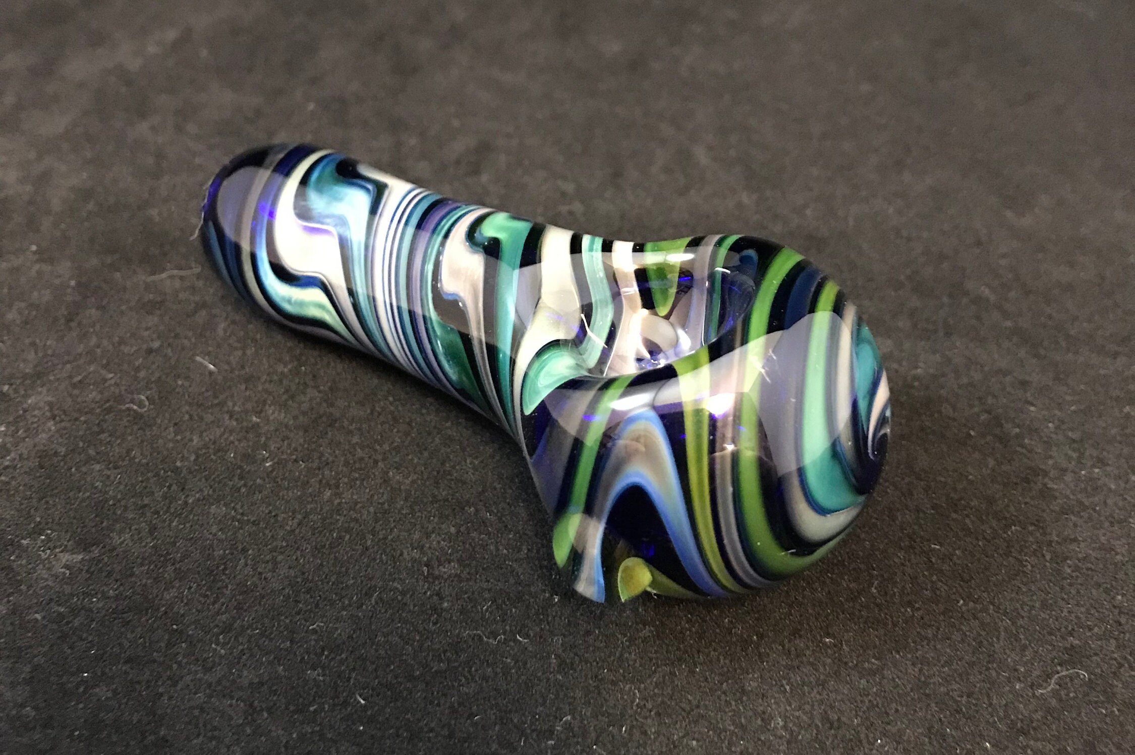 Cobalt Fume Twist Spoon - Etsy