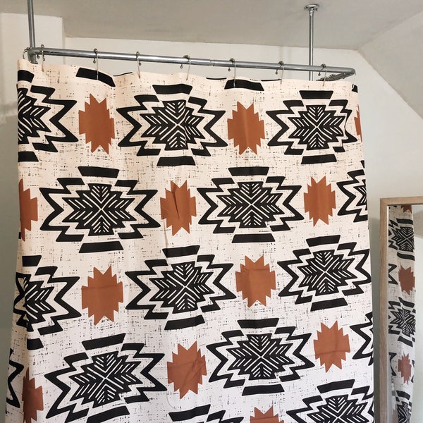 Western Shower Curtain - Etsy