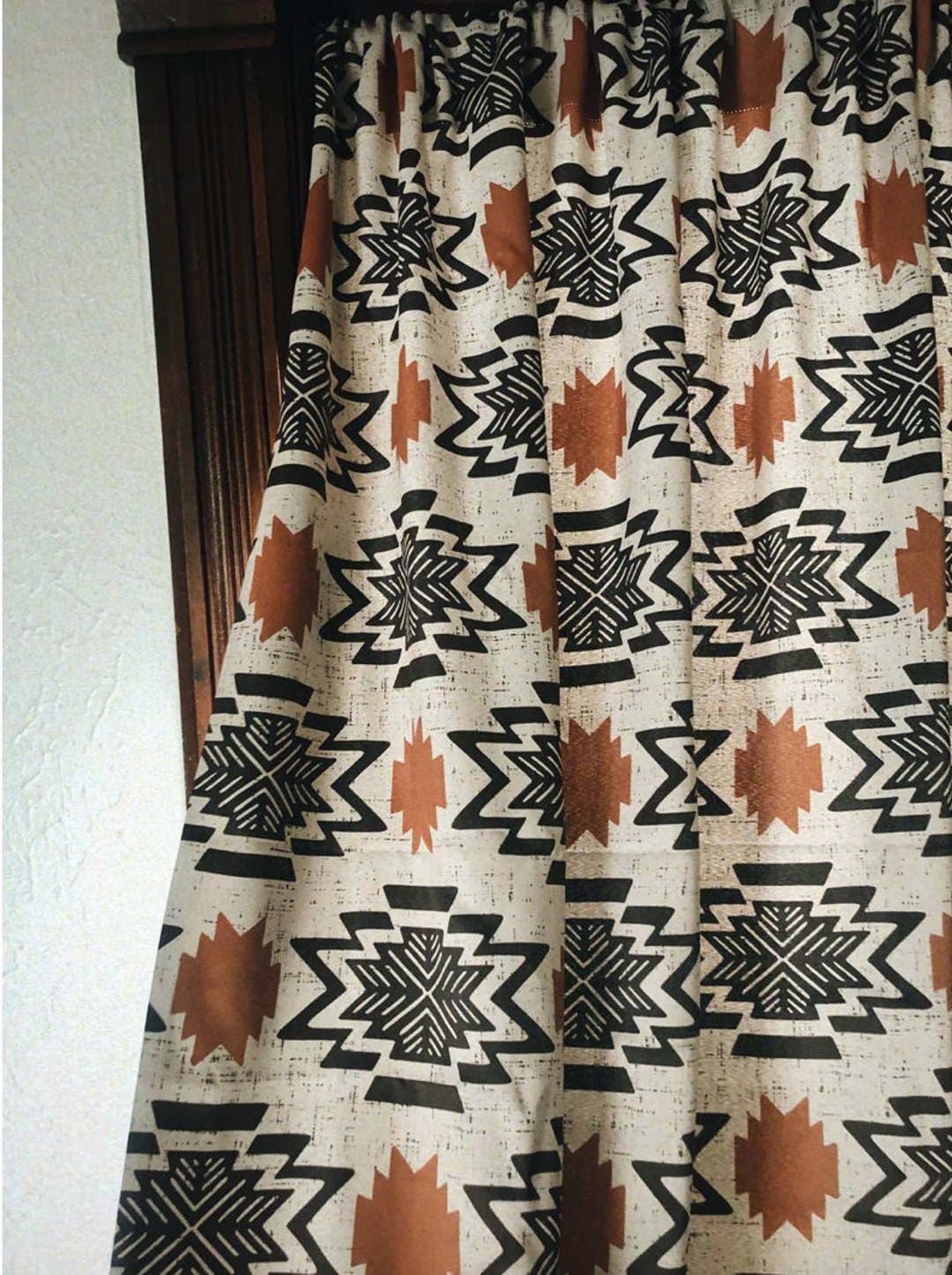 Modern Aztec - Curtain / Sheer + Blackout - Etsy