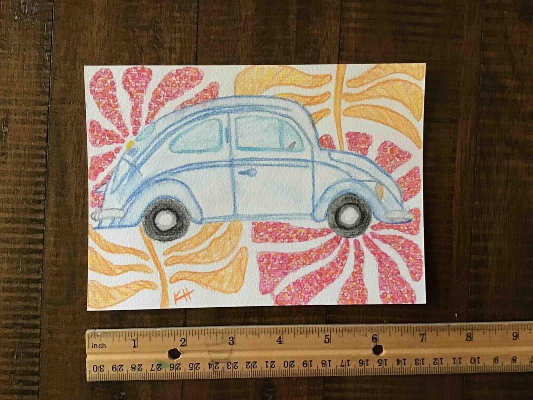 Original Artwork - NOT Digital Print - Volkswagen Art - VW - 70s ...