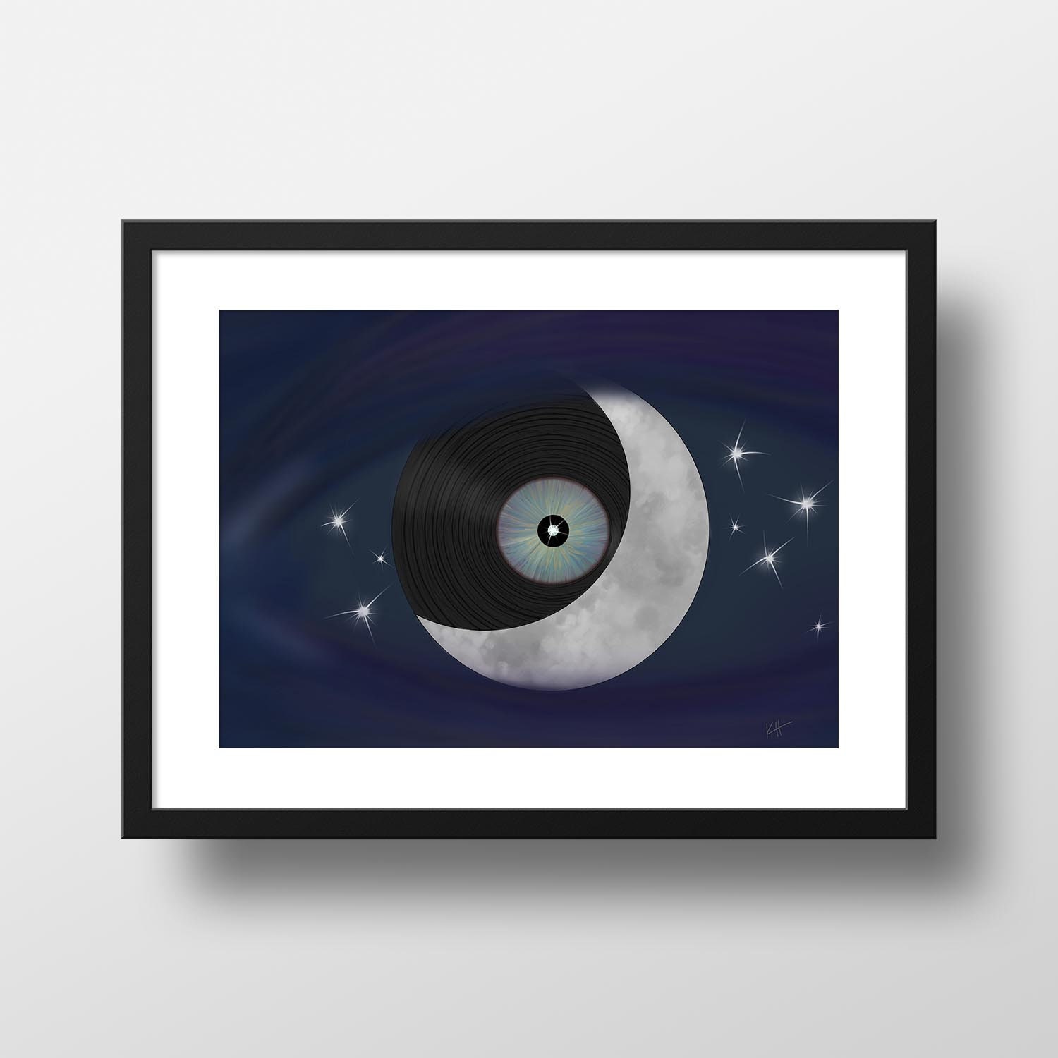 Vinyl Record Art DJ Art Record Art Print Turntable Art Turntable Wall ...