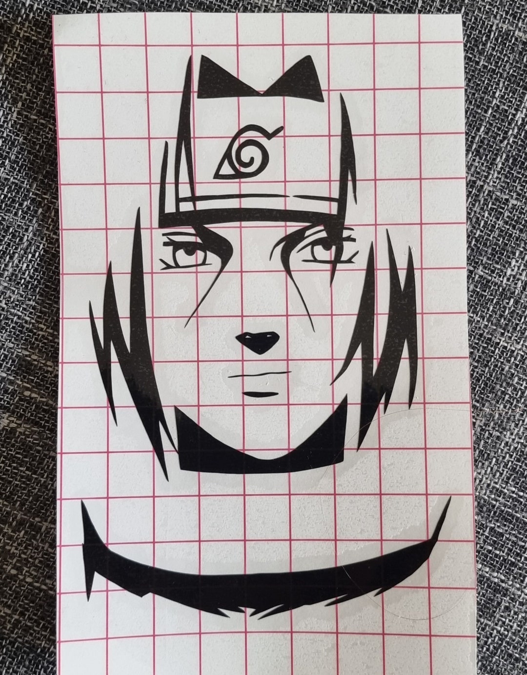 Anime Sticker Itachi Uchiha Vinyl Sticker Car Sticker Naruto Shippuden ...